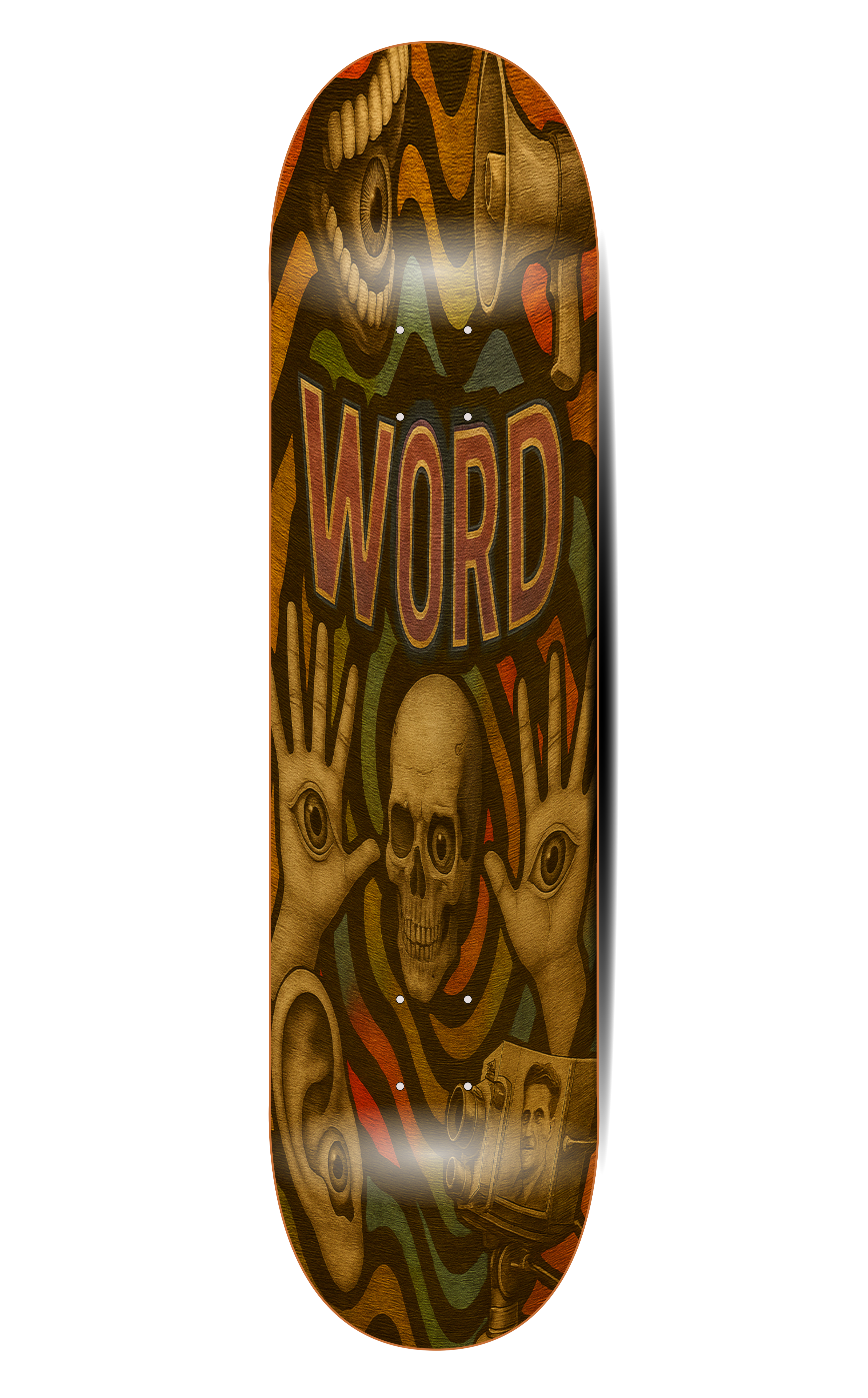 WORD BROADCAST DECK - SPECIAL SHAPES – Word Skateboard Factory